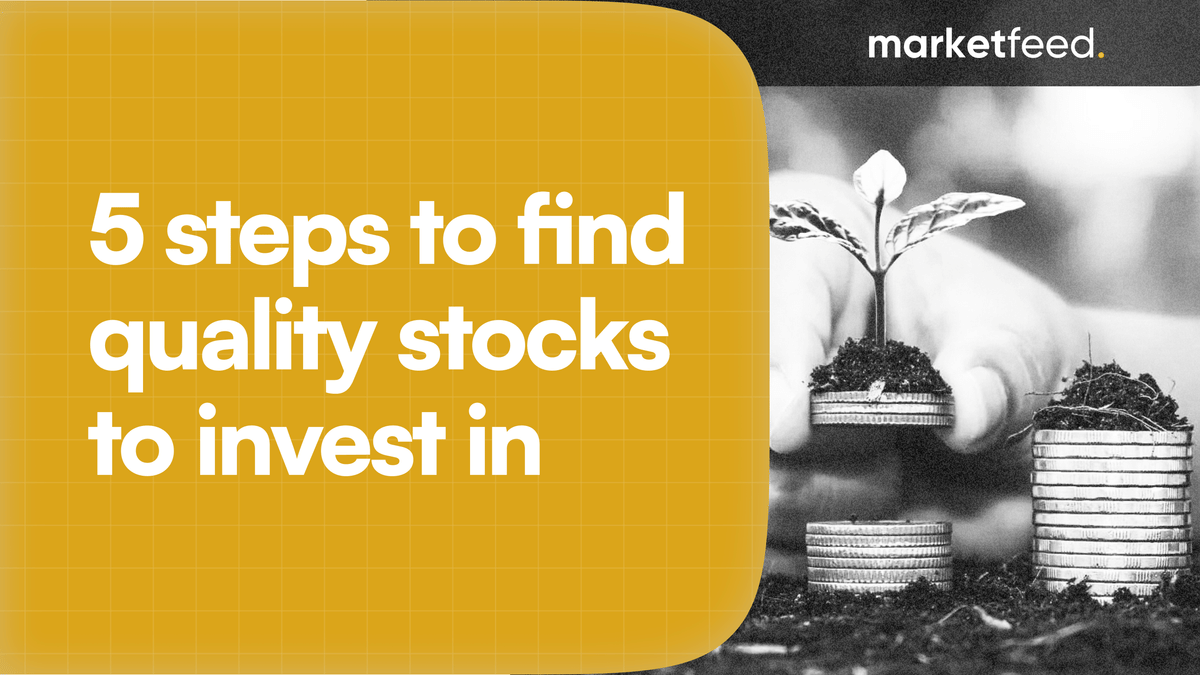 5 Best Steps to Find Quality Stocks in India - 2023 | marketfeed