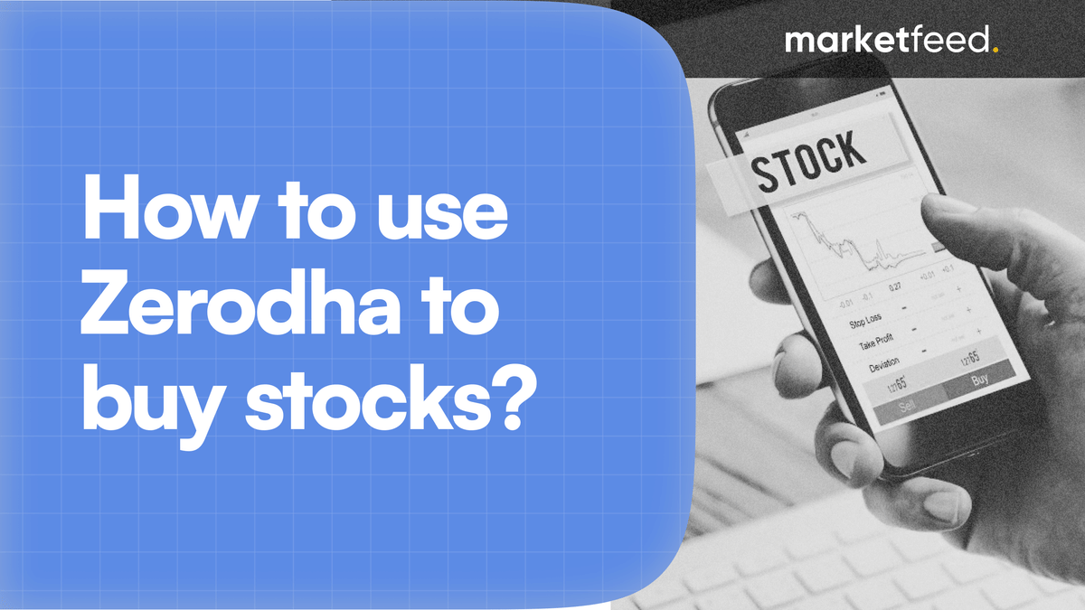 Broker's Terminal & Different Order Types in Zerodha | marketfeed